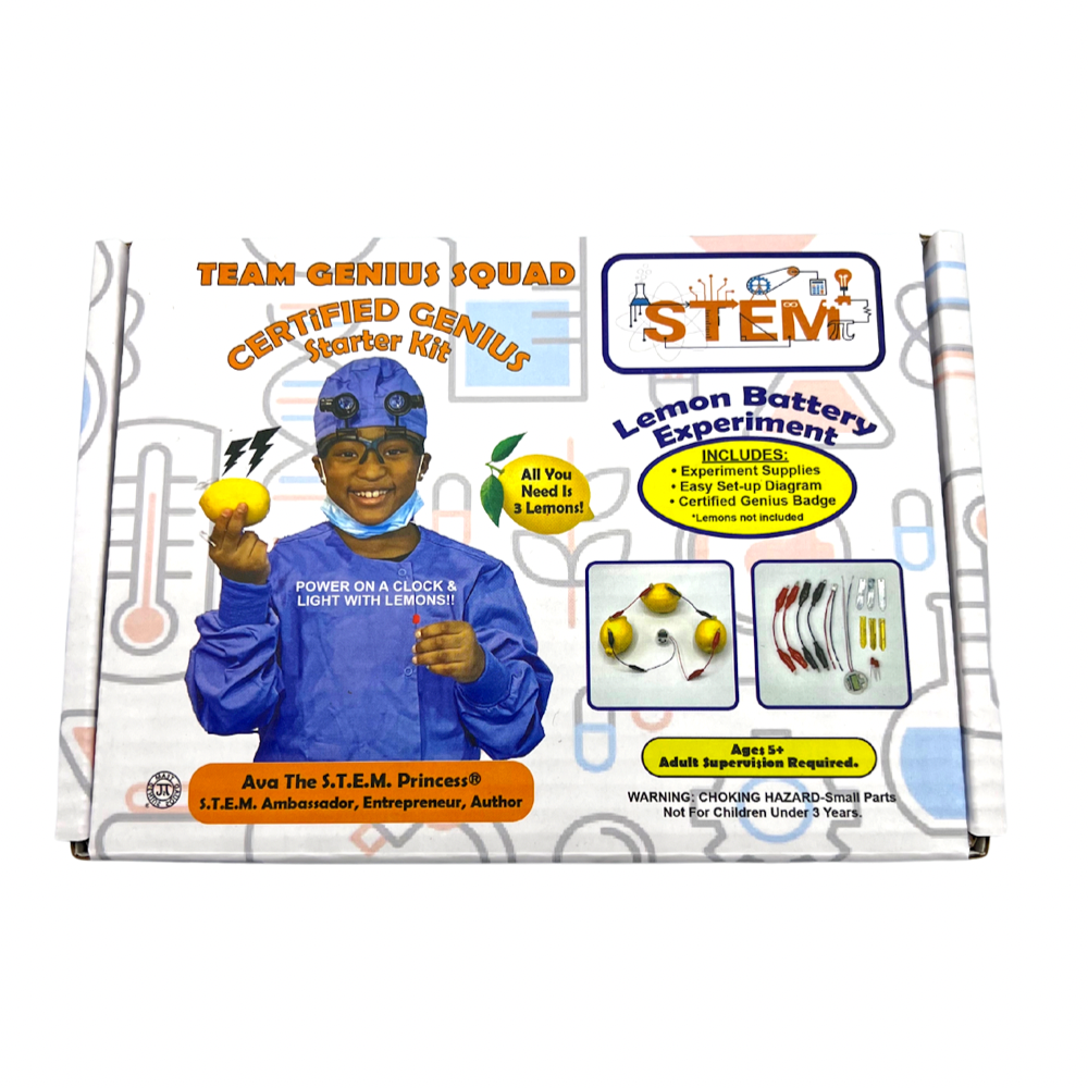 Lemon Electricity STEM Experiment Lab Kit from Team Genius Squad Store